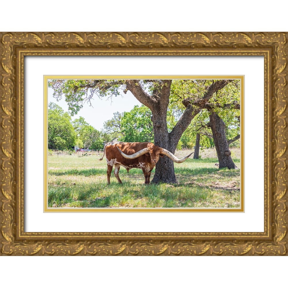 Wilson, Emily M. 18x13 Gold Ornate Wood Framed with Double Matting ...