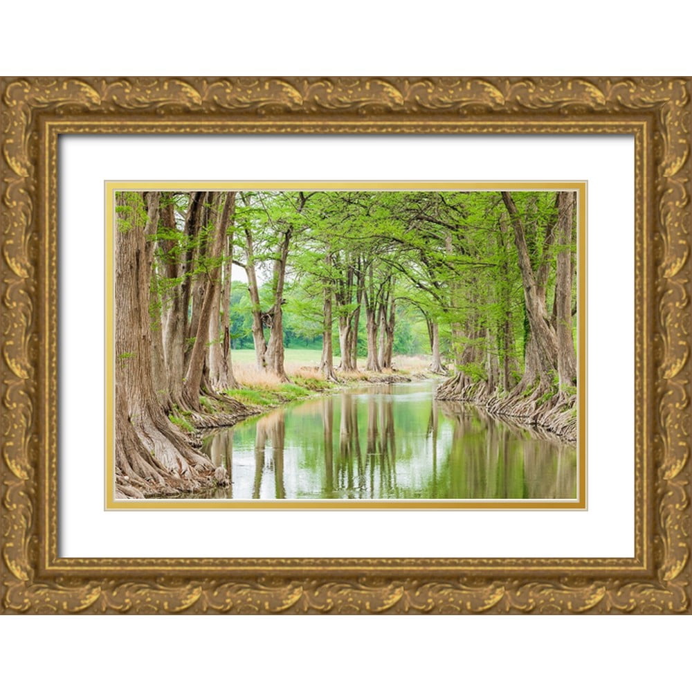 Wilson, Emily M. 18x13 Gold Ornate Wood Framed with Double Matting ...