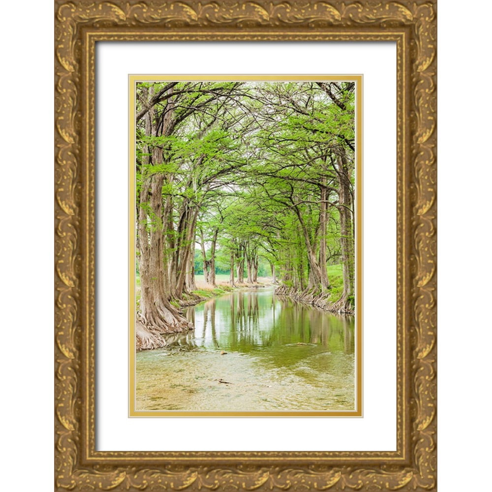 Wilson, Emily M. 23x32 Gold Ornate Wood Framed with Double Matting ...