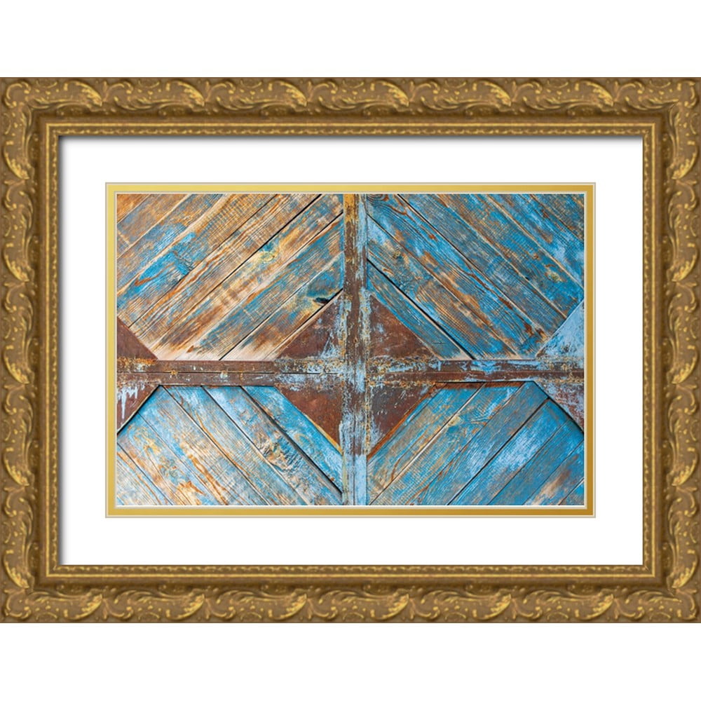 Wilson, Emily M. 24x17 Gold Ornate Wood Framed with Double Matting ...
