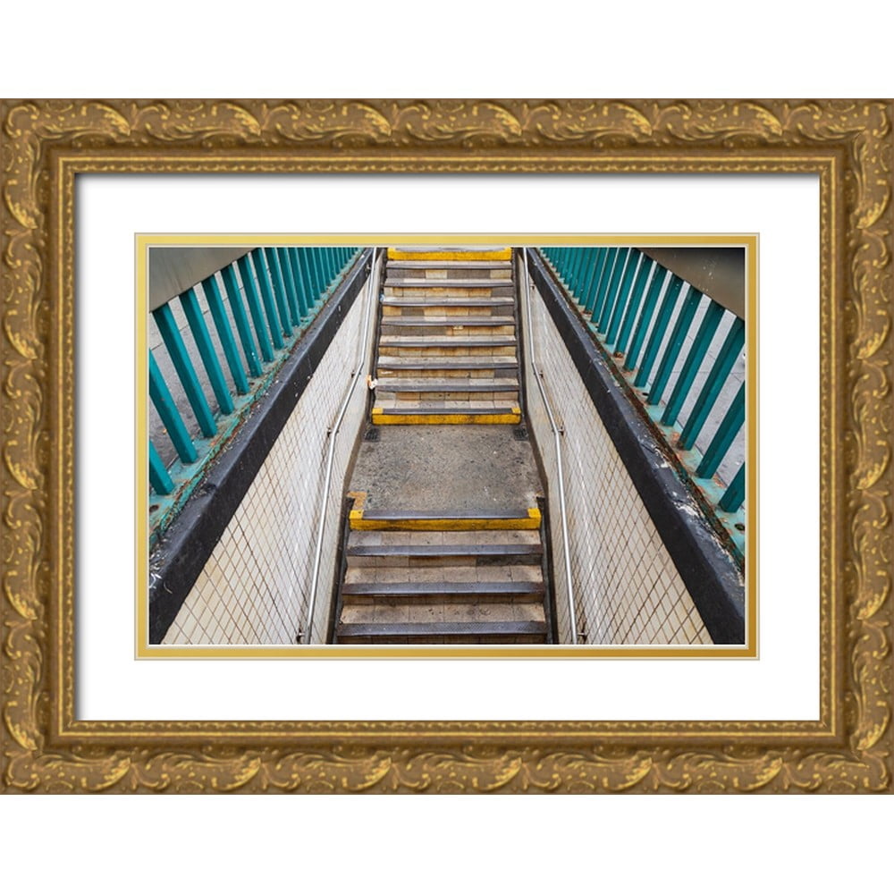 Wilson, Emily M. 24x17 Gold Ornate Wood Framed with Double Matting ...