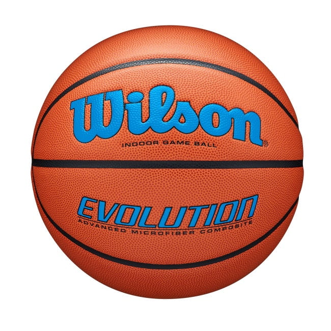 Wilson Evo Composite Adult Indoor Game Basketball, Royal, Official Size ...
