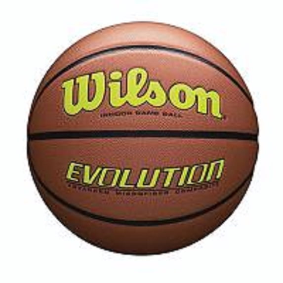 Wilson Evolution Official Size Game Basketball-Yellow - Walmart.com