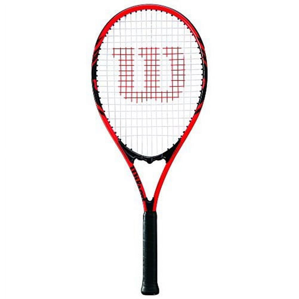 Wilson Federer Adult Tennis Racket Red & Black - Walmart.com