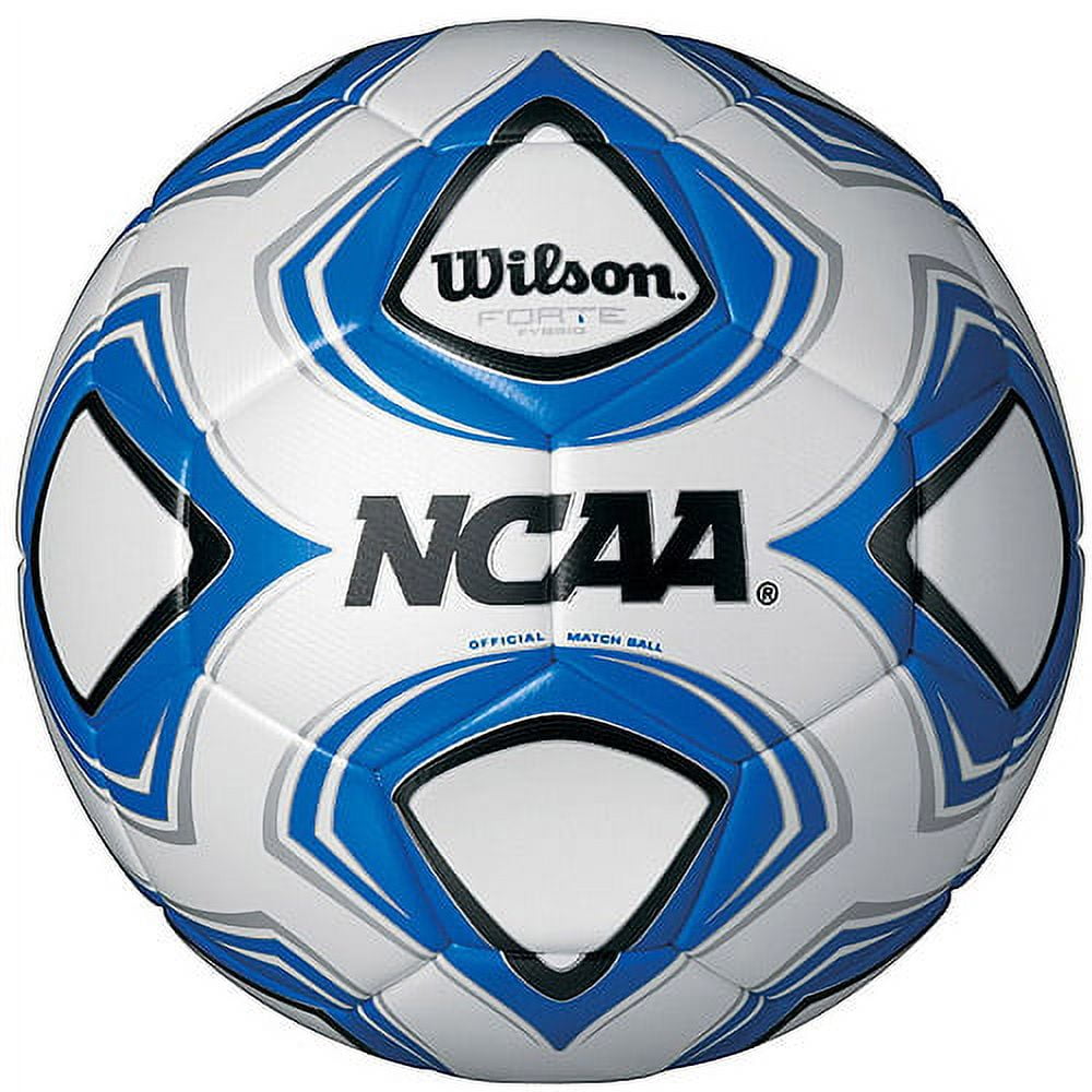 Wilson Forte Fybrid Soccer Ball, Size 5, Blue and White - Walmart.com