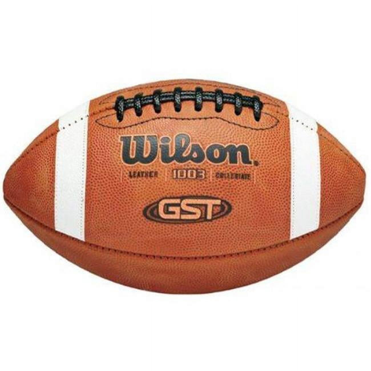 Wilson GST Blem Leather Football, Official Size, Great Value, Easy ...