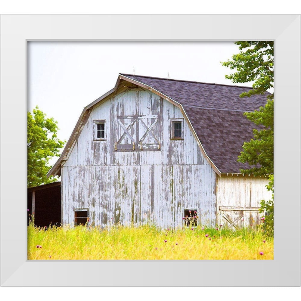 Wilson, Gerry 13x12 White Modern Wood Framed Museum Art Print Titled ...