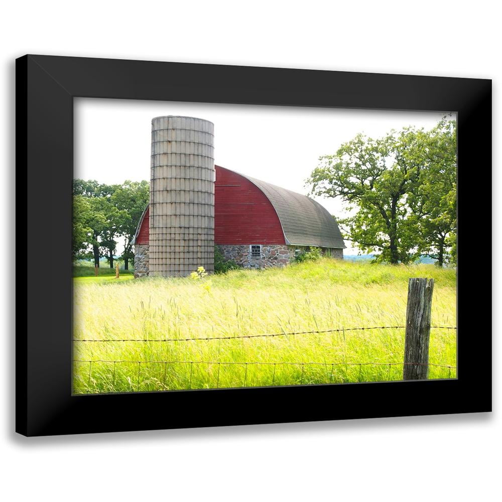 Wilson, Gerry 14x12 Black Modern Framed Museum Art Print Titled - Red ...