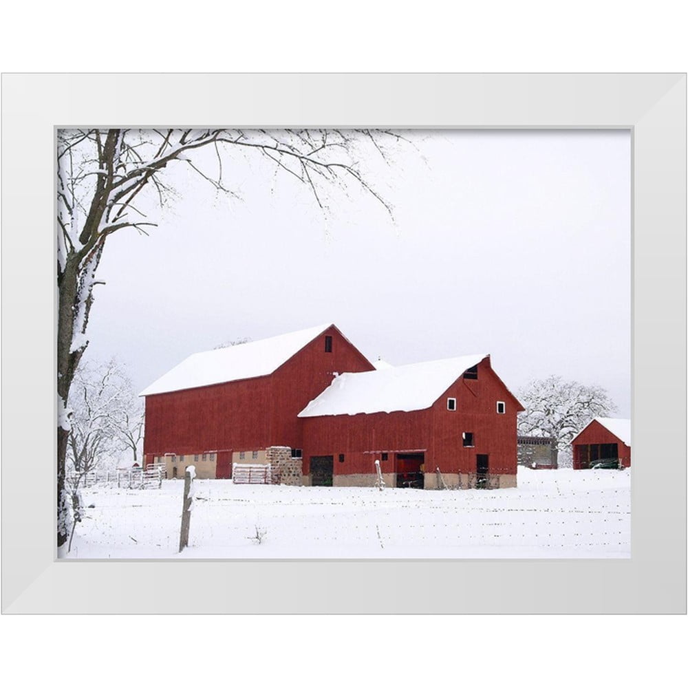 Wilson, Gerry 14x12 White Modern Wood Framed Museum Art Print Titled ...