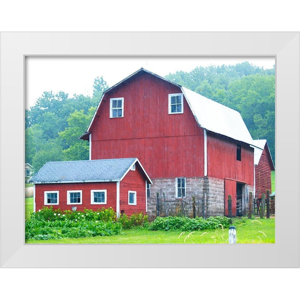 Wilson, Gerry 14x12 White Modern Wood Framed Museum Art Print Titled ...