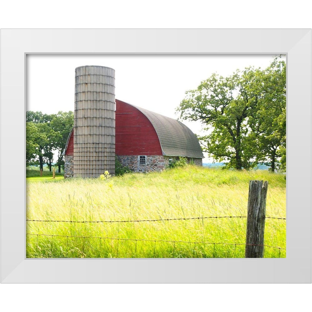 Wilson, Gerry 18x15 White Modern Wood Framed Museum Art Print Titled ...