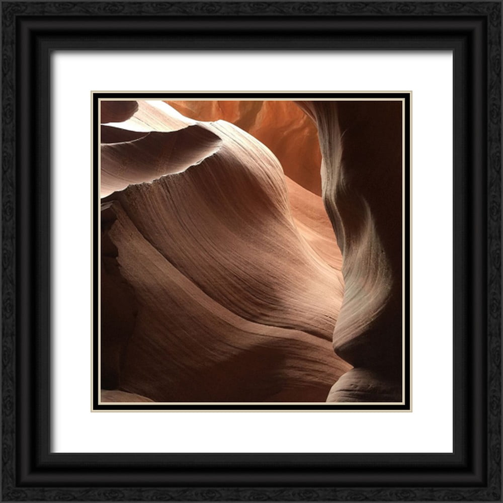 Wilson, Gerry 26x26 Black Ornate Wood Framed with Double Matting Museum ...