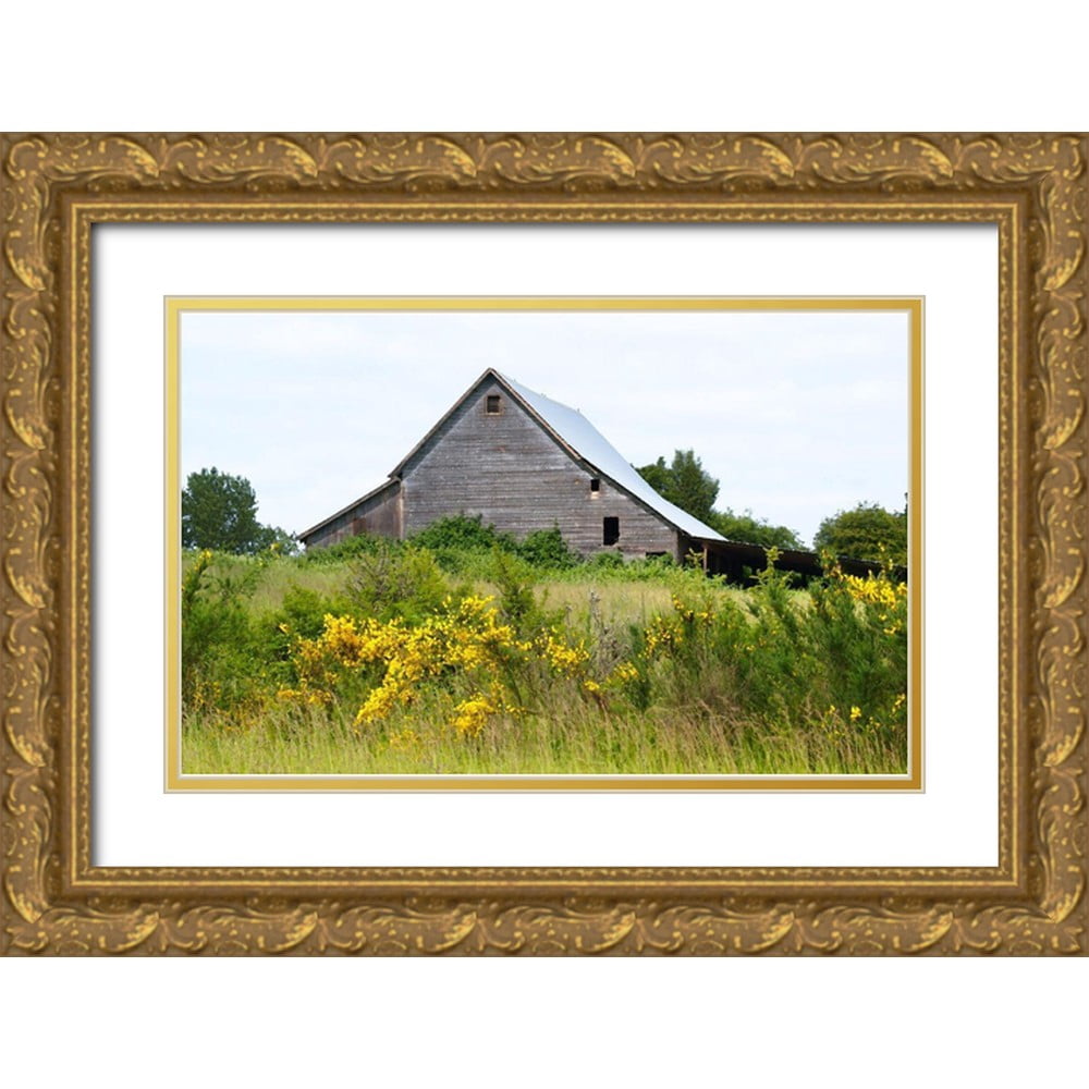 Wilson, Gerry 32x22 Gold Ornate Wood Framed with Double Matting Museum ...