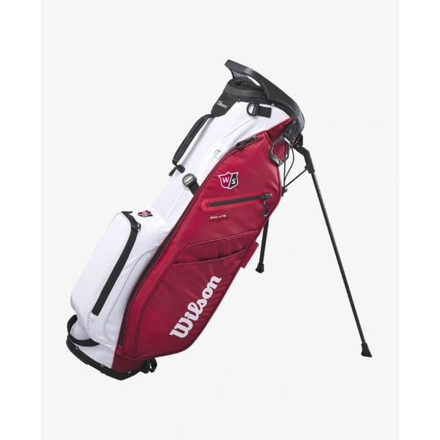 Wilson Exo Lite Stand Bag (9.5", 4-way top, Red/White/Black) Golf NEW ...