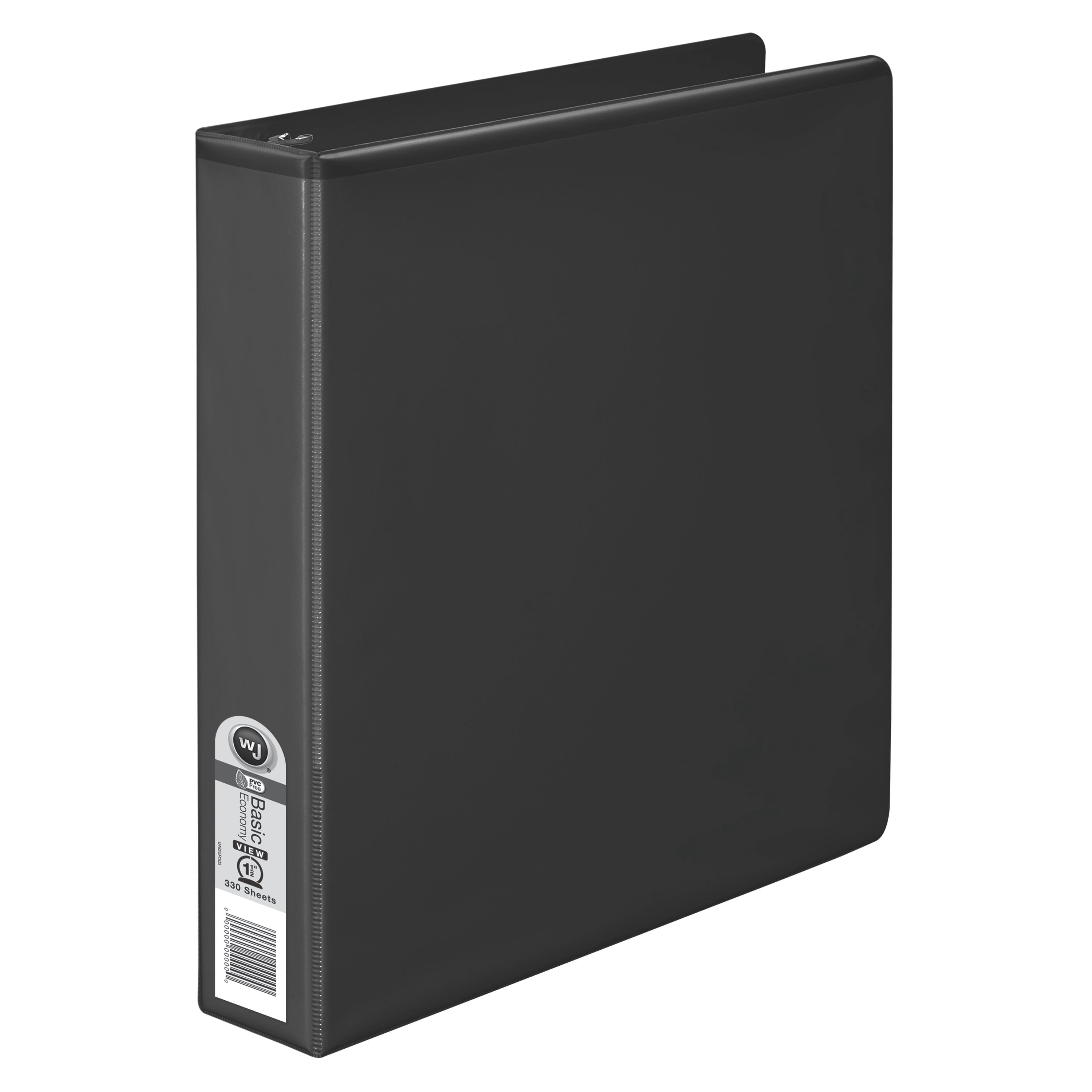 Wilson Jones Basic Round Ring View Binder, 1 1/2", Black - Walmart.com