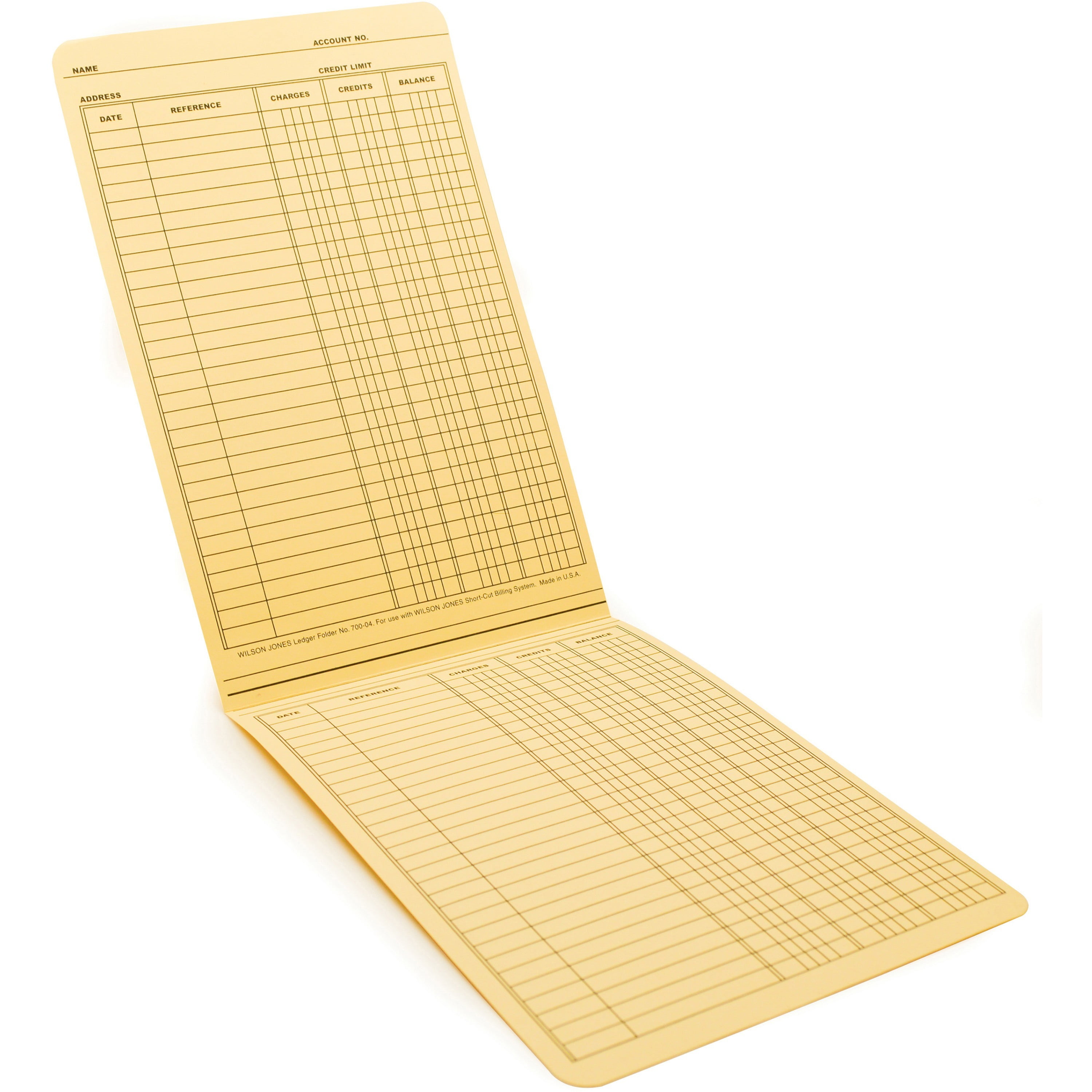 Wilson Jones, WLJ70004, Ledger Folder, 100 / Box, Manila - Walmart.com