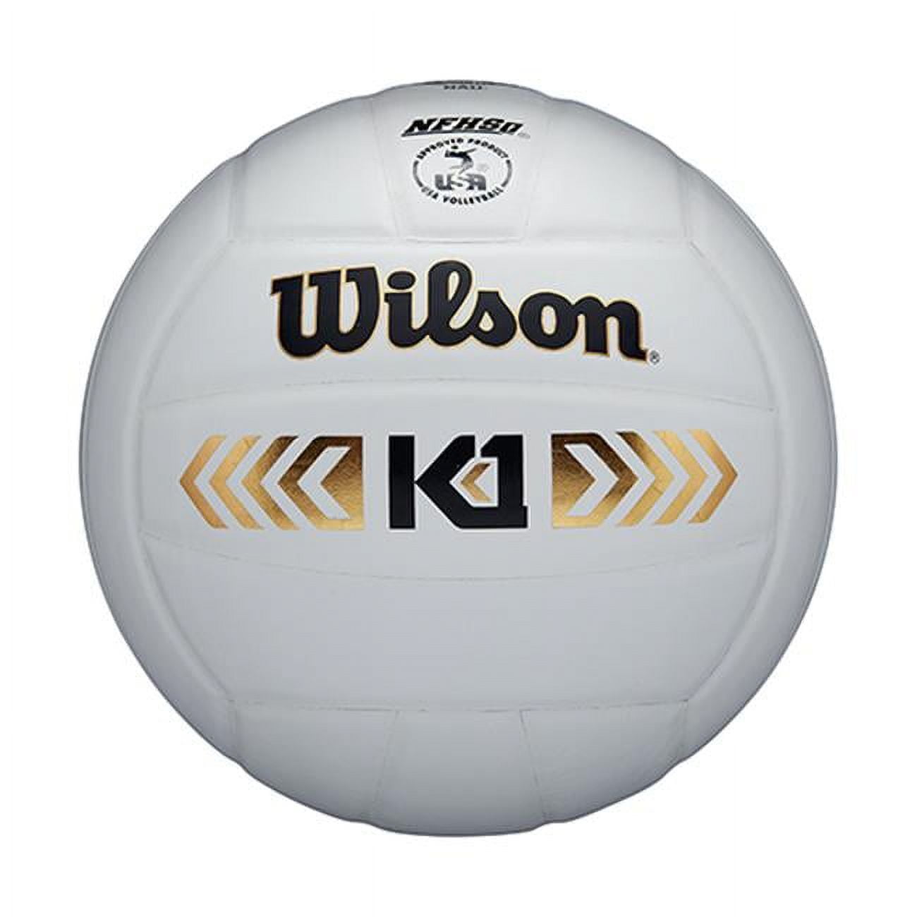 Wilson K1 Gold Volleyball - Red, White & Navy - Walmart.com