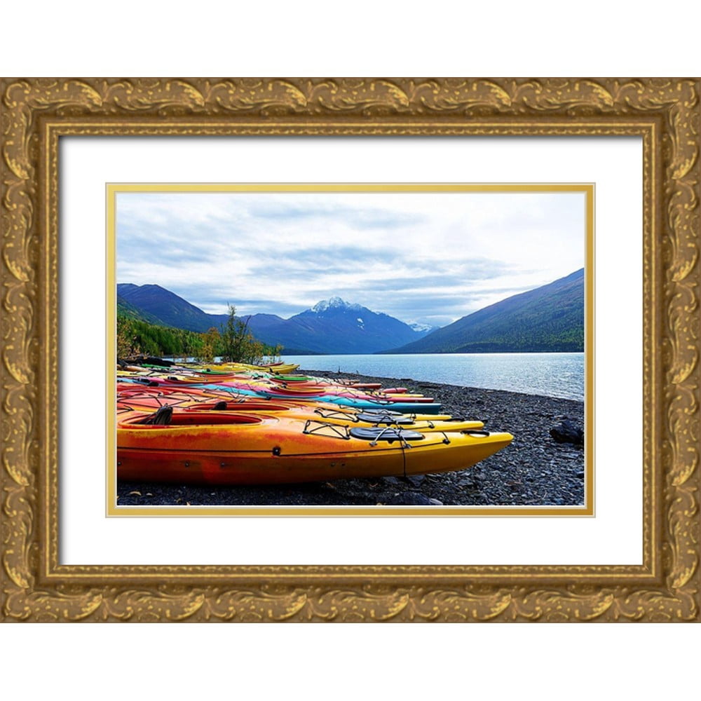 Wilson, Kali 14x11 Gold Ornate Wood Framed with Double Matting Museum ...
