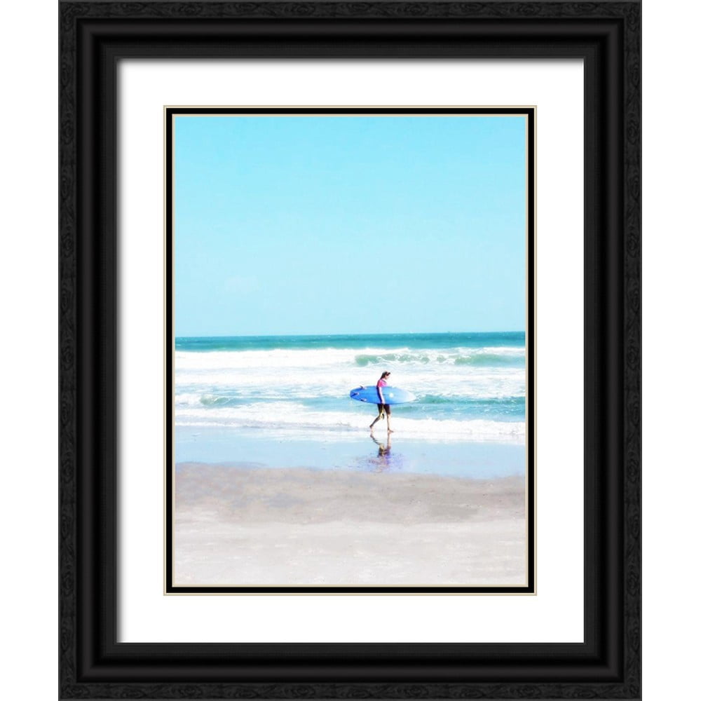 Wilson, Kali 19x24 Black Ornate Wood Framed with Double Matting Museum ...