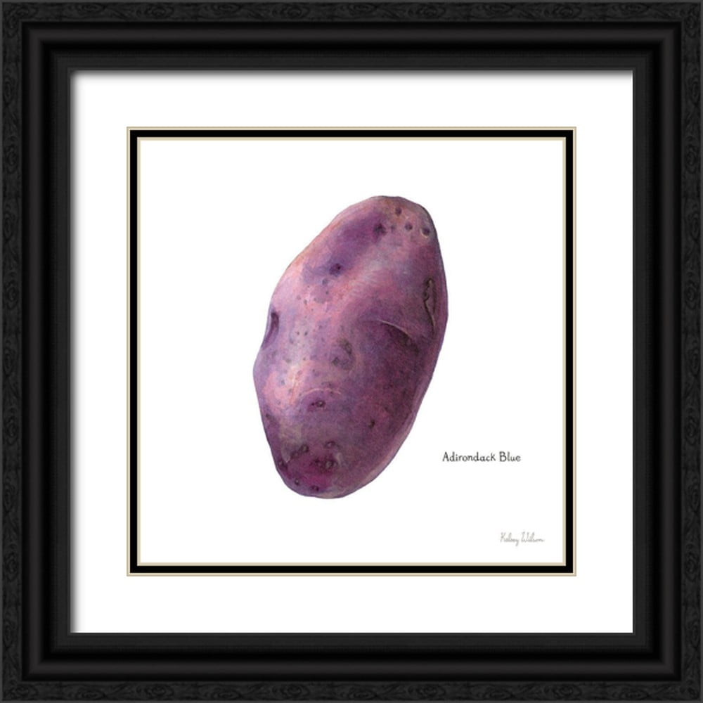 Wilson, Kelsey 15x15 Black Ornate Wood Framed with Double Matting ...