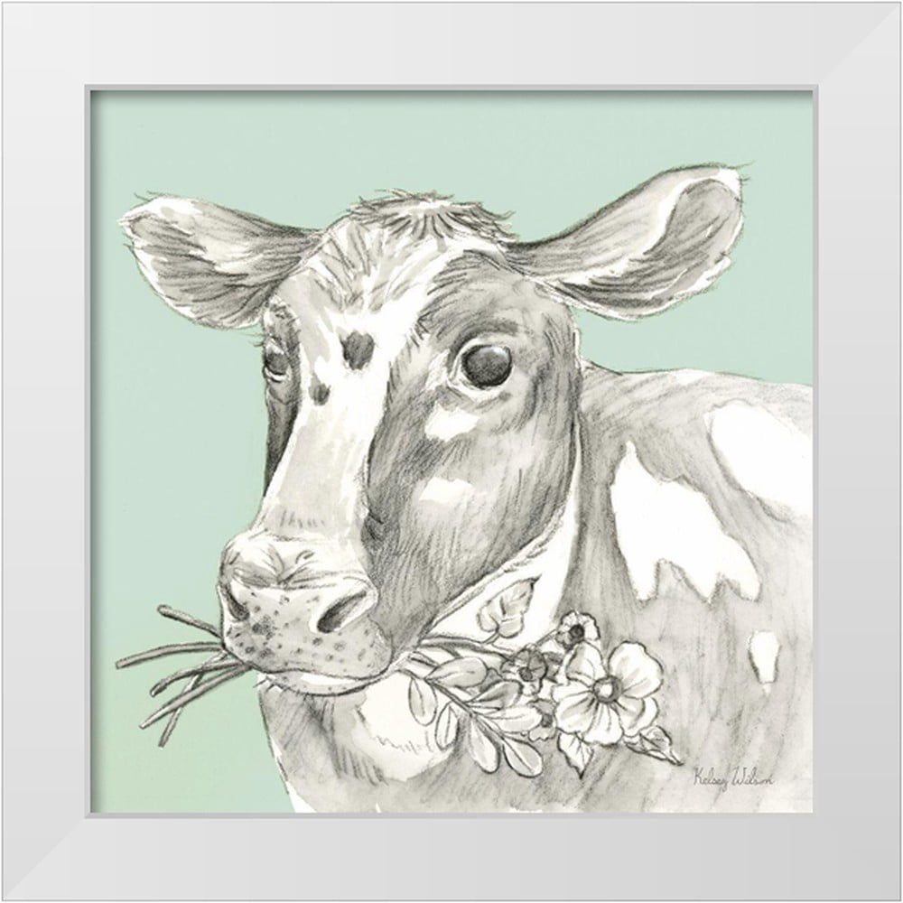 Wilson, Kelsey 15x15 White Modern Wood Framed Museum Art Print Titled ...