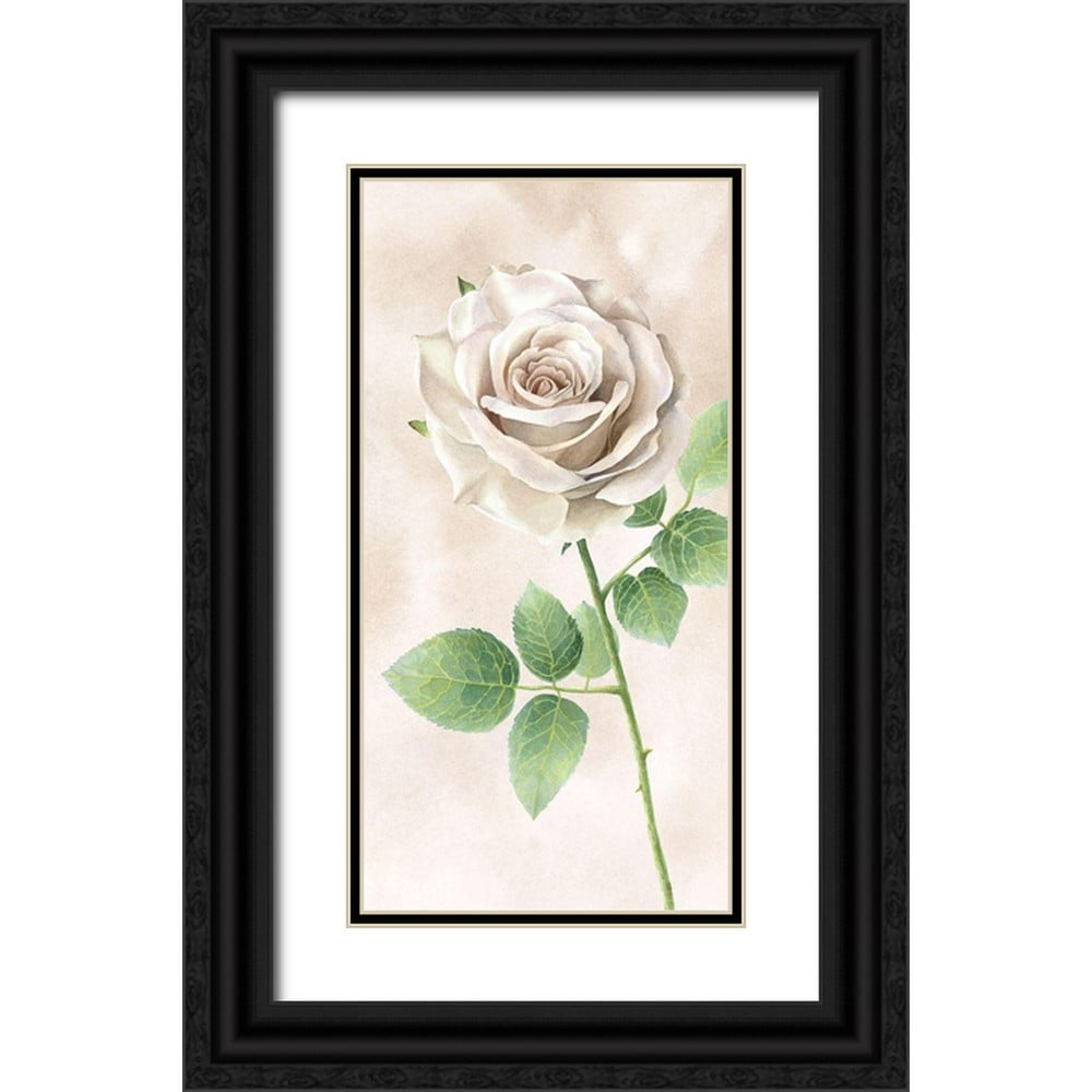 Wilson, Kelsey 18x32 Black Ornate Wood Framed with Double Matting ...