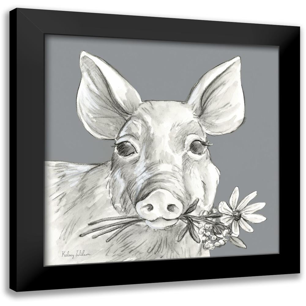 Wilson, Kelsey 20x20 Black Modern Framed Museum Art Print Titled ...