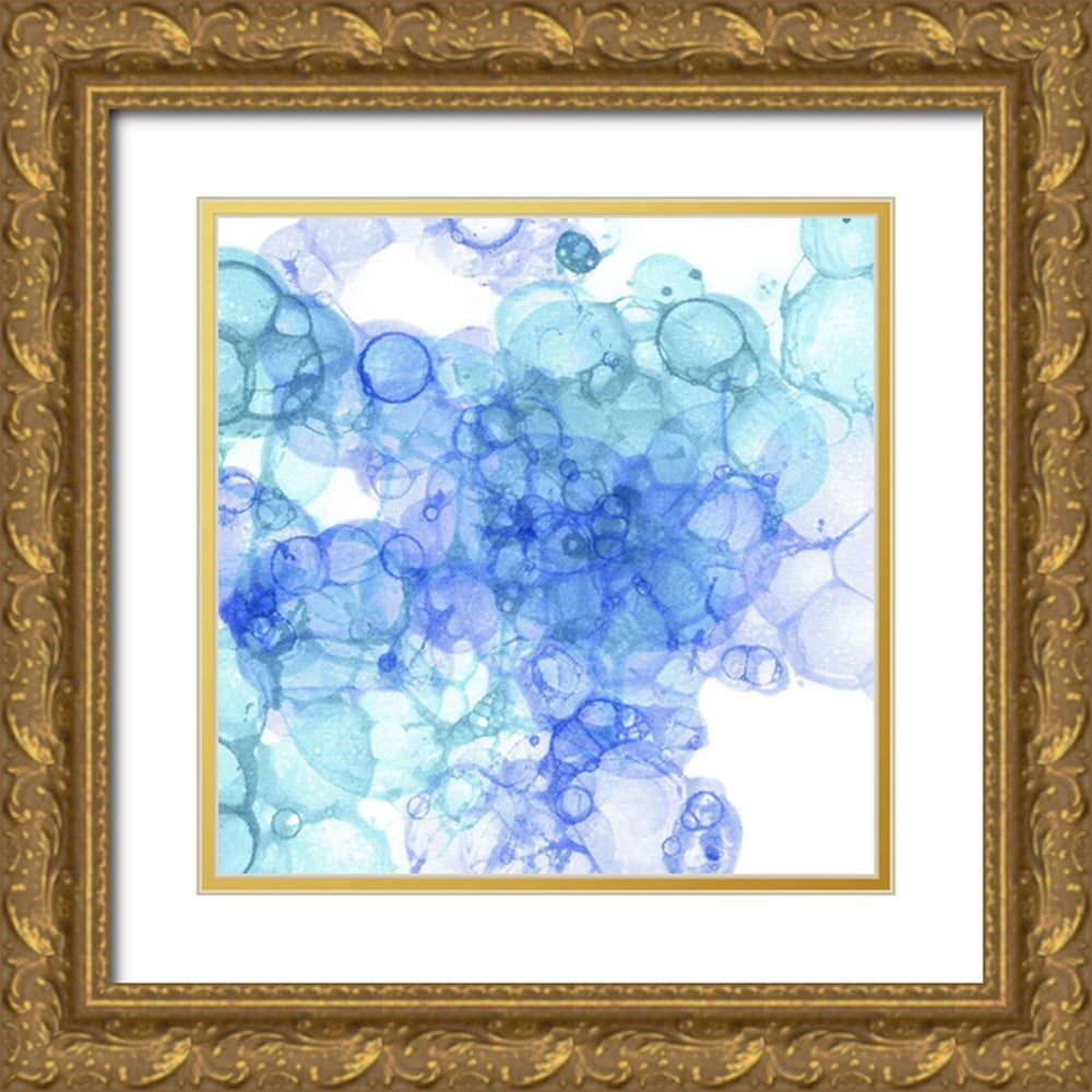 Wilson, Kelsey 26x26 Gold Ornate Wood Framed with Double Matting Museum ...