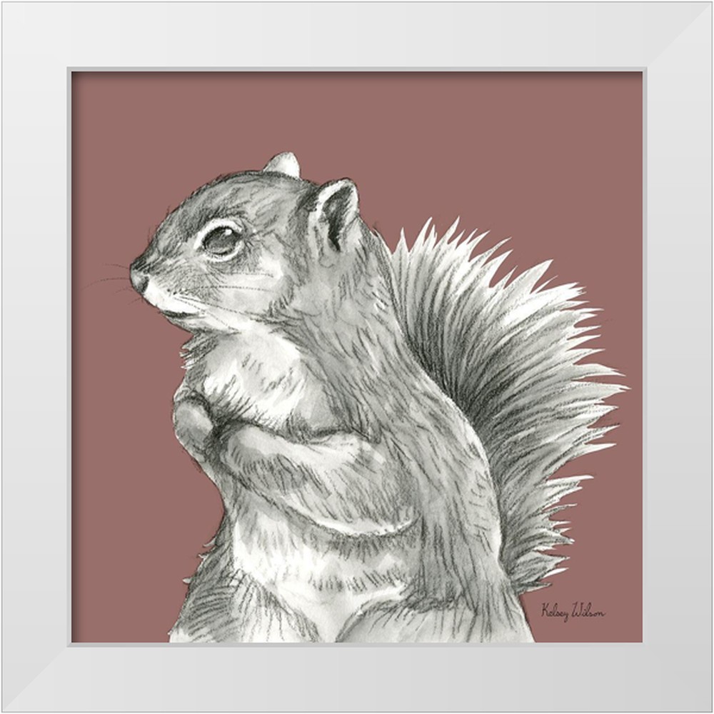 Wilson, Kelsey 26x26 White Modern Wood Framed Museum Art Print Titled ...
