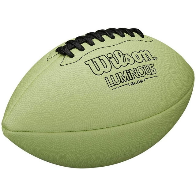 Wilson Luminous Glow Football - Junior Size, Green - Walmart.com