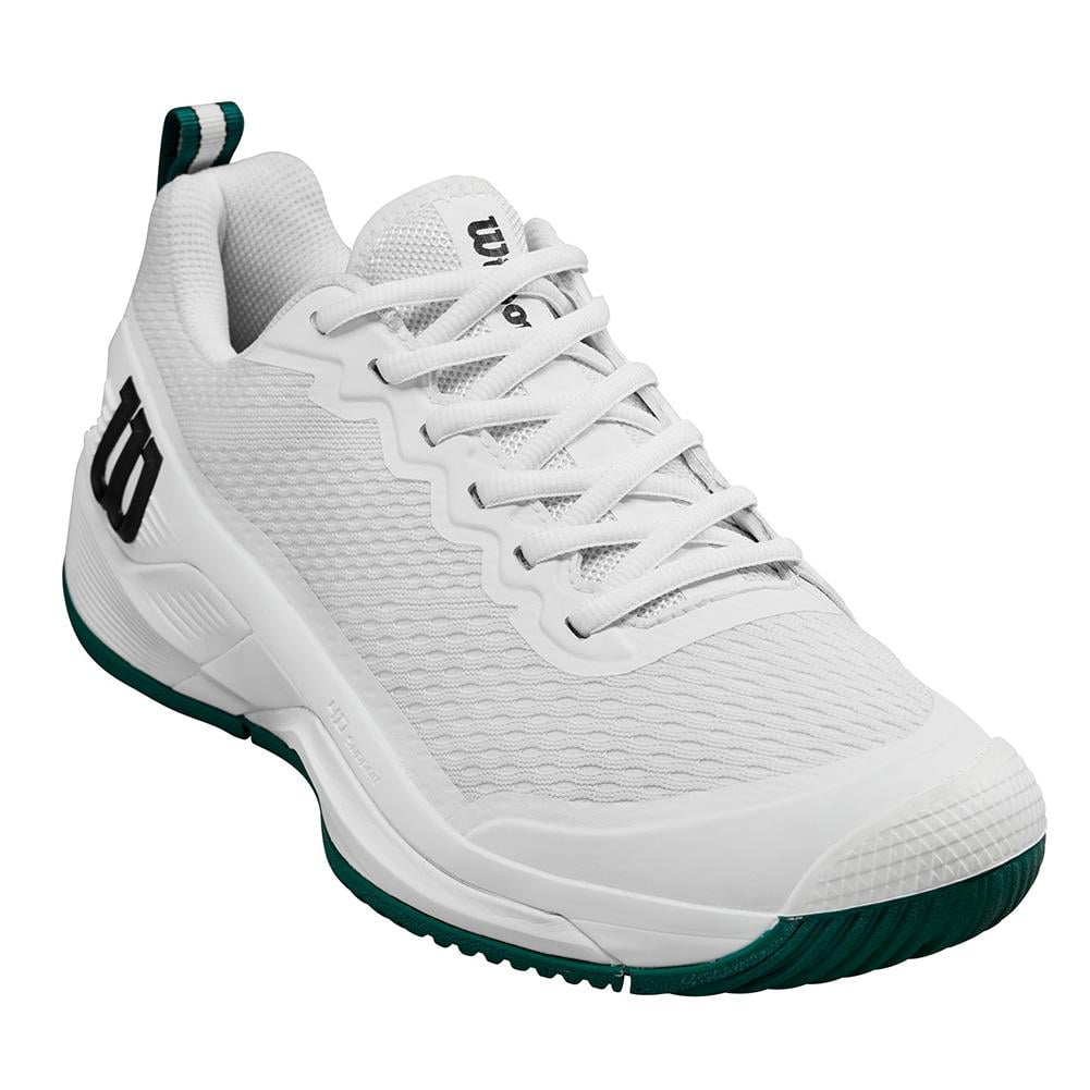 Wilson Men`s Rush Pro 4.5 Tennis Shoes White and Aventurine ( 10 ...