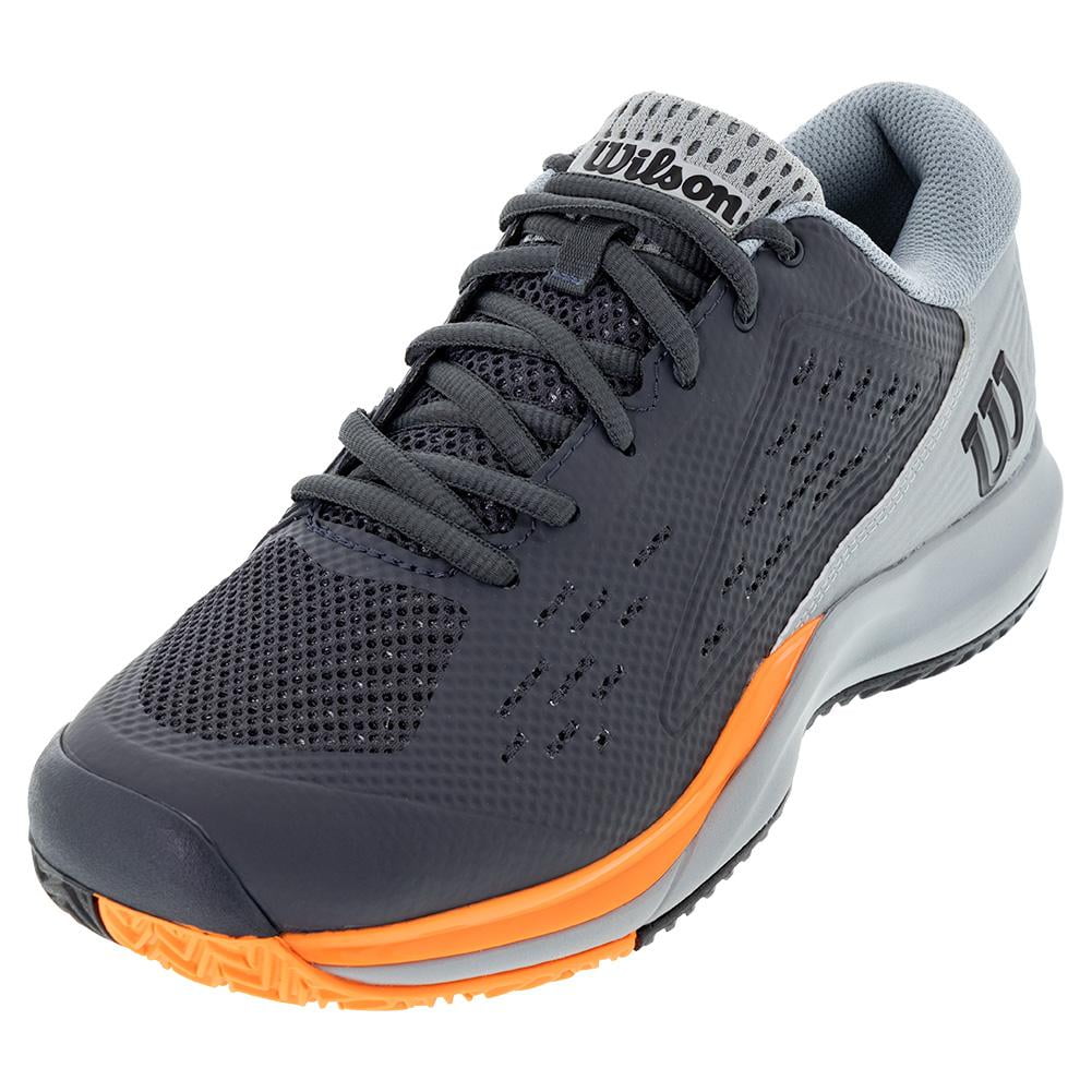 Wilson Men`s Rush Pro Ace (2E) Tennis Shoes Ebony and Quarry ( 8 ...