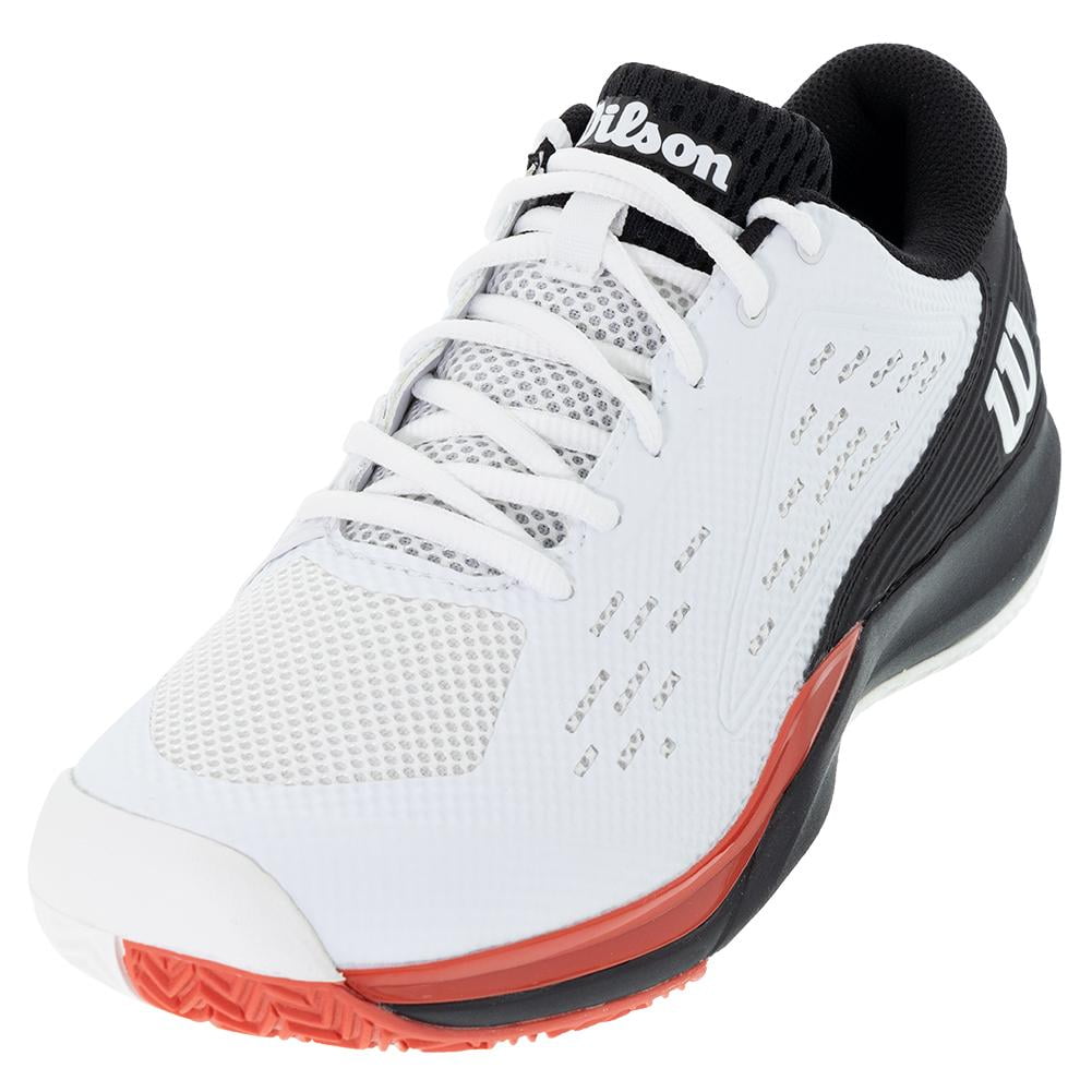 Wilson Men`s Rush Pro Ace (2E) Tennis Shoes White and Black ( 9 ...