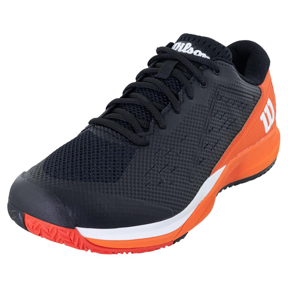 Wilson Men`s Rush Pro Ace Wide Tennis Shoes Black and Vermillion ( 9 ...