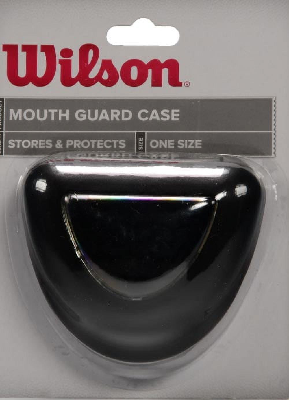 Wilson Mouth Guard Case Black, Antibacterial Protection for Sports ...