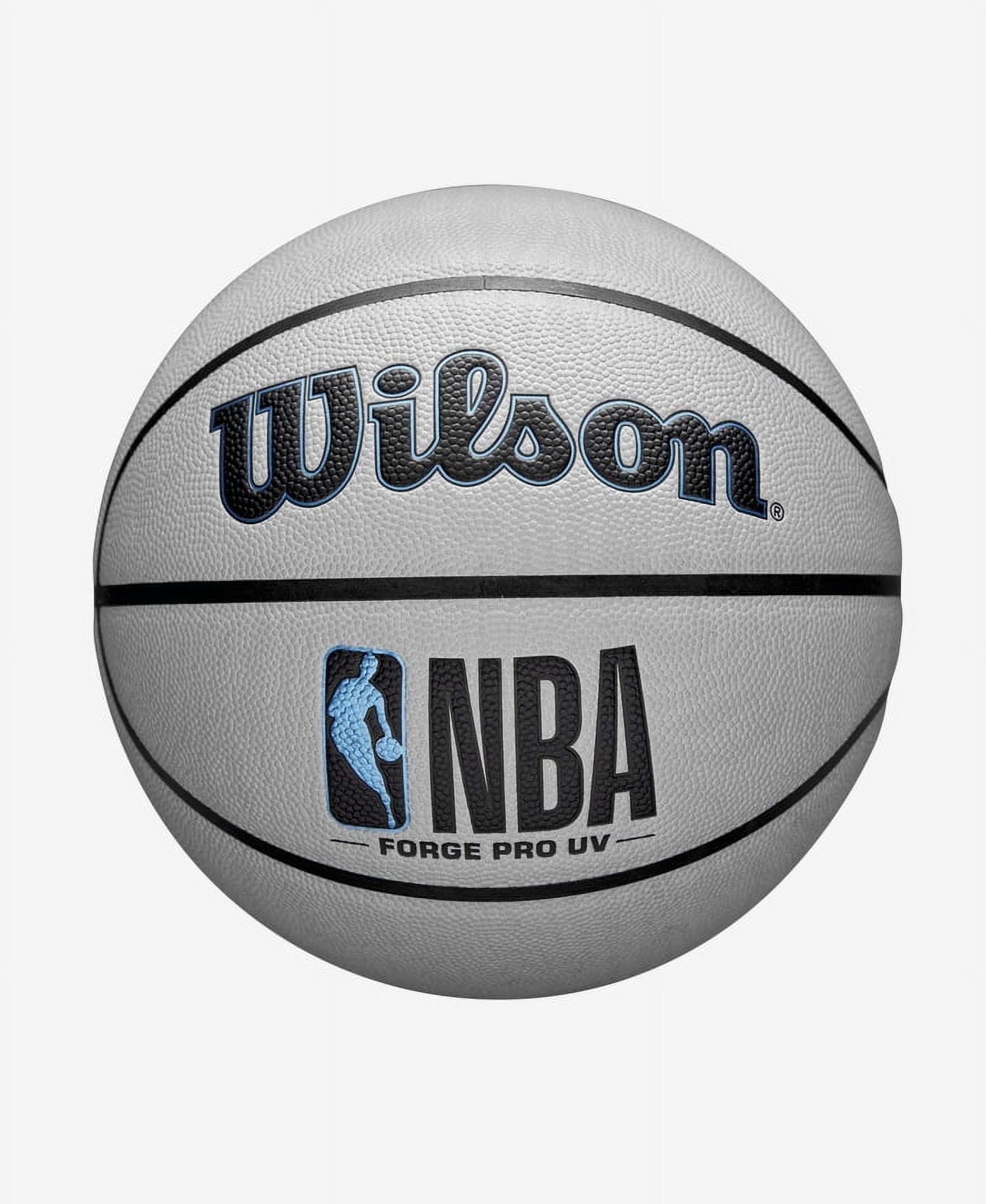 Wilson NBA Forge Pro UV Indoor/Outdoor Color Changing Basketball, Sand ...