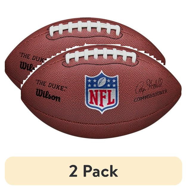 (2 pack) Wilson NFL The Duke Replica Football - Walmart.com