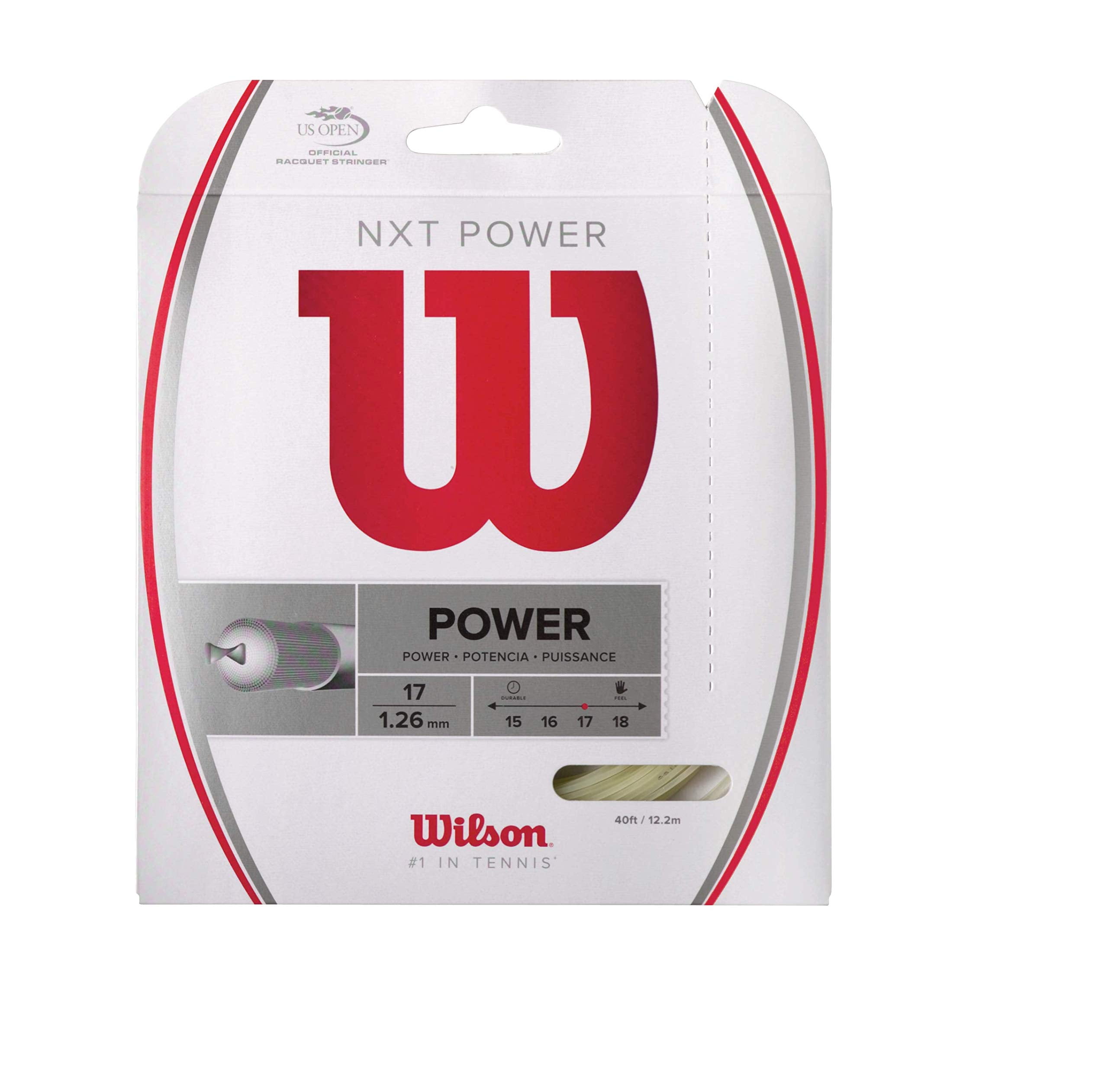 wilson nxt power 40-feet string, natural, 18 - Walmart.com