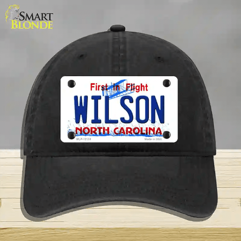 Wilson North Carolina Flight Novelty License Plate Hat Unconstructed ...