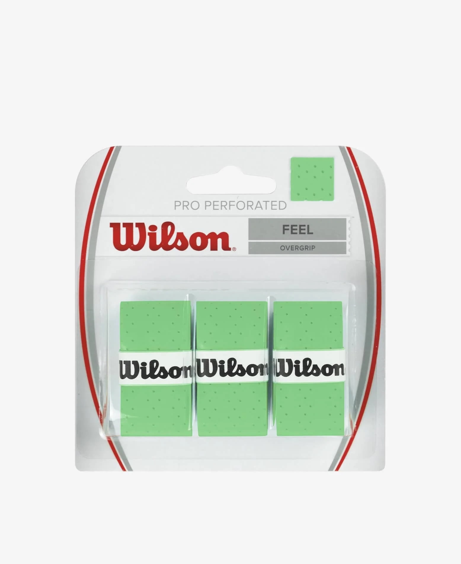Wilson Perforated Pro Overgrip (3-Pack) (Green) - Walmart.com