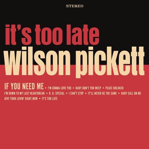 Wilson Pickett - It'S Too Late - Music & Performance - Vinyl - Walmart ...