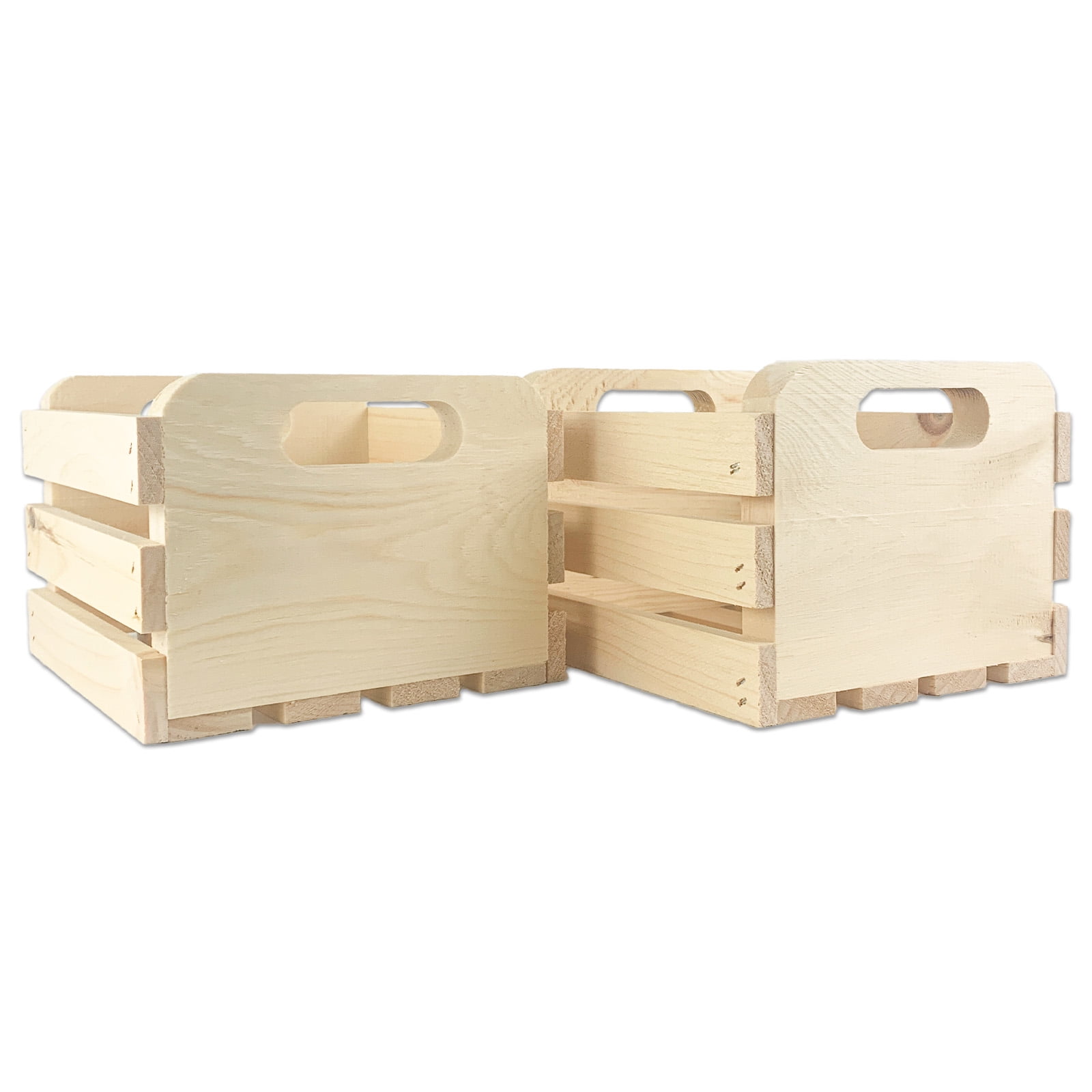 Wilson Small Pine Wood Crate (2 Pack) - Walmart.com