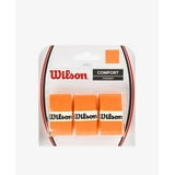 Wilson Pro Comfort Overgrip for Tennis Rackets, Orange - 3 Rolls ...