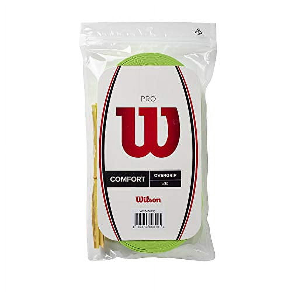 Wilson Unisex-Adult Pro Overgrip, Green, 30 Pack - Walmart.com
