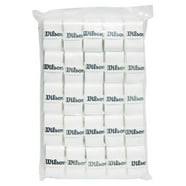 Wilson Pro Tennis Racket Overgrip, White - 12 Pack - Walmart.com