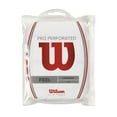 Wilson Pro Perforated Tennis Racket Overgrip - White, 12 Pack - Walmart.com