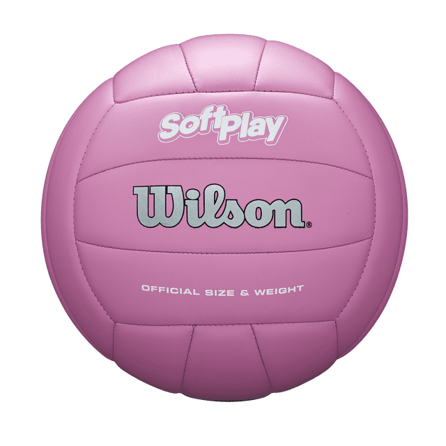 Wilson Soft Play Volleyball Official Size - Pink - Walmart.com