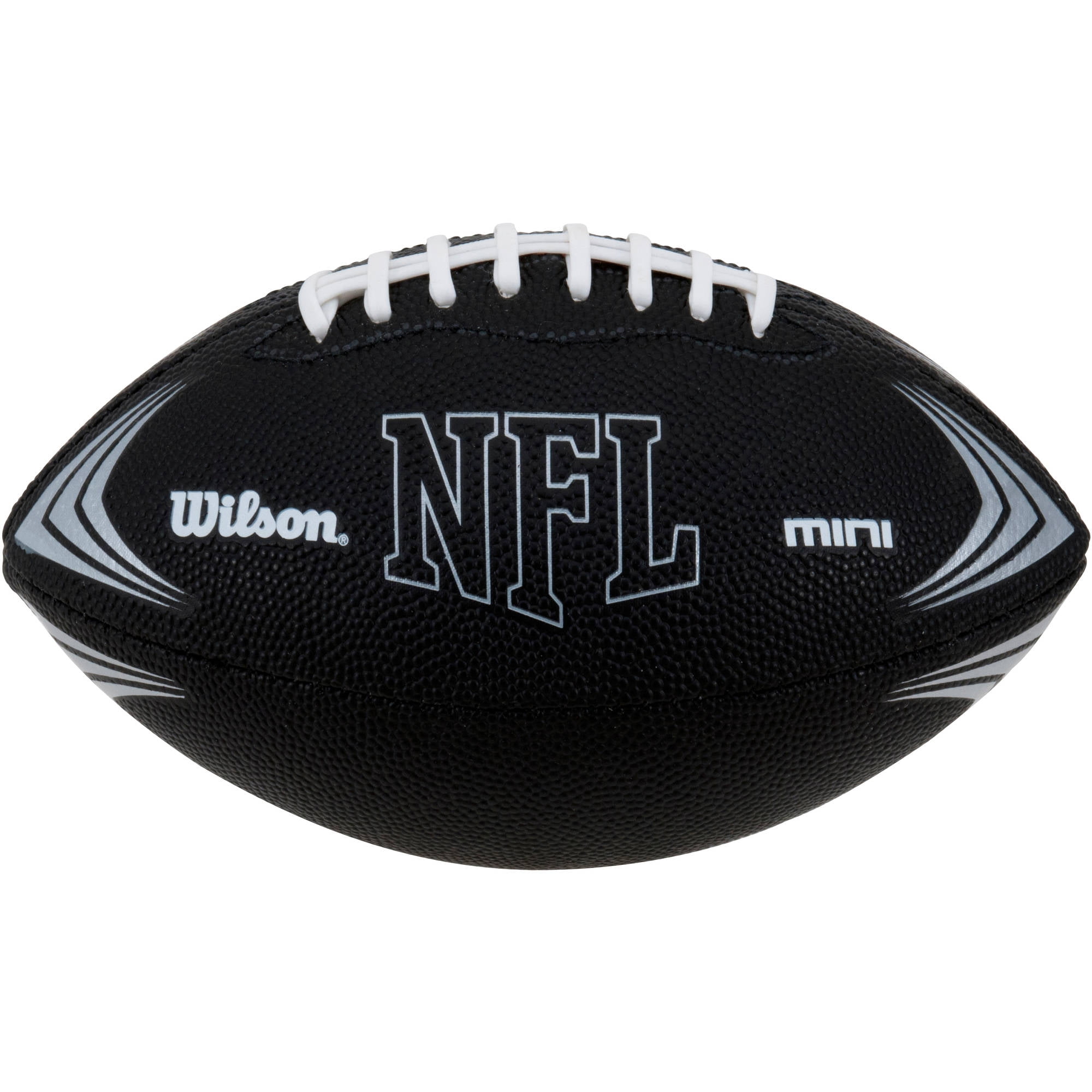Wilson Sporting Goods NFL Mini Rubber Youth Football, Black - Walmart.com