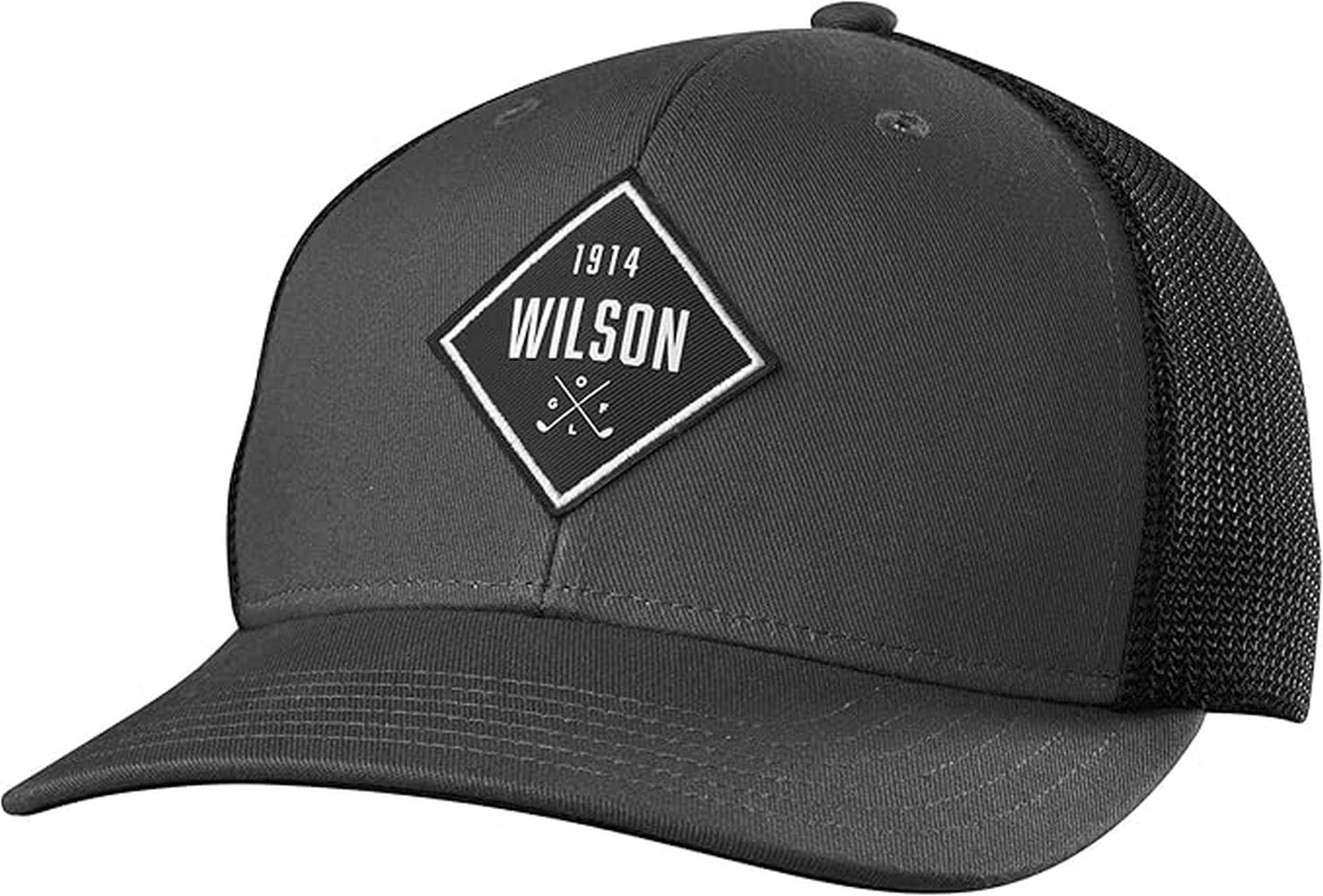 Wilson Staff 1914 Snapback Hat (Grey/Black, Adjustable) Golf Cap 2025 ...