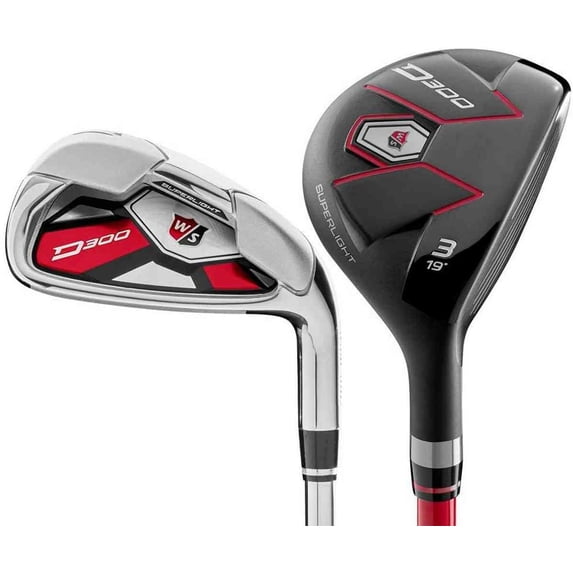 Wilson Staff D300 SL Golf Clubs Iron Set Golfing Mens RH Graphite 4H 5 ...